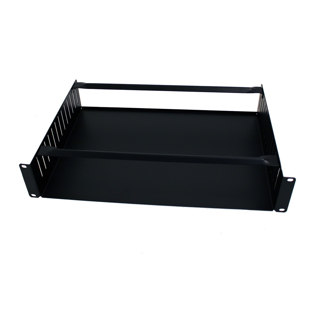 2u Secure Rack Shelf 19 inch - Racktrays - Accessories - Studiospares